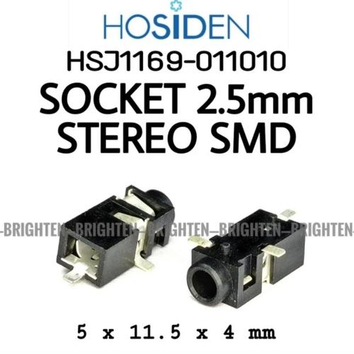 Jual Soket socket mini Stereo 2.5mm SMD Hosiden asli made in Japan HQ ...