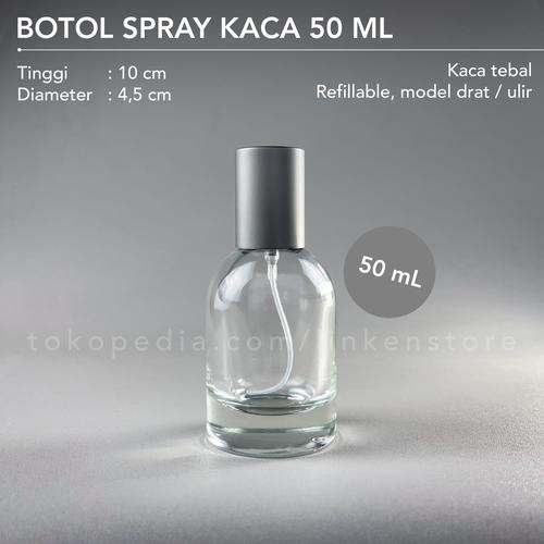 Jual Botol Parfum 50ml Spray Kaca Tebal - Isi Ulang Minyak Wangi Refill ...