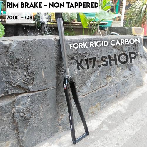 Jual Fork Rigid 700c DODICI Carbon - Rim Brake - QR - Fork Rigid Carbon ...