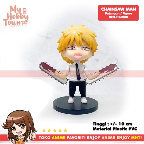 Jual Figure Anime Chainsaw Man Denji Power Pochita Satuan - Denji Smirk ...