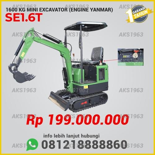 Jual Alat Berat Mini Excavator Mesin Pengeruk Tanah 1,6Ton 15 kw SE1.6T ...
