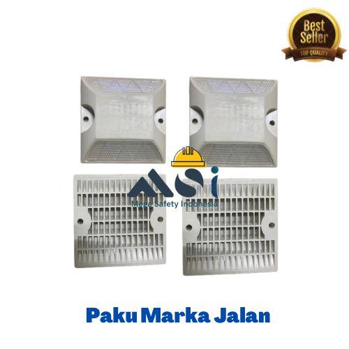 Jual Paku Marka Jalan Plastik Stud Putih / Mata Kucing Plastik Putih ...