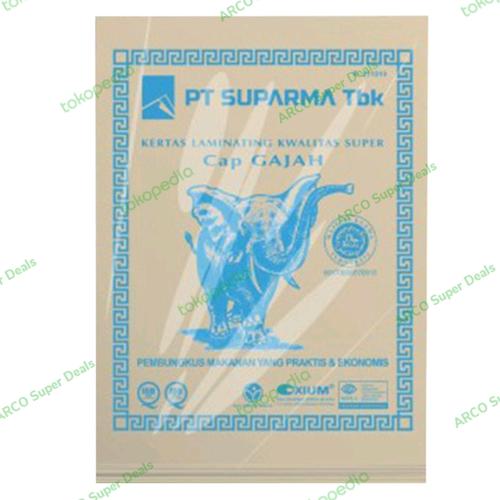 Jual Kertas Nasi Bungkus Cap Gajah Biru Ukuran Kecil isi 250 Lembar ...