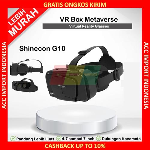 Promo Virtual Reality Shinecon G10 3D VR Box 7 Inch IMAX Smartphone ...
