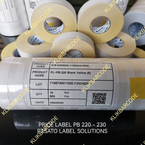 Jual Label Harga Untuk Alat Sato pb 220/230 Original SATO Corp - Putih ...