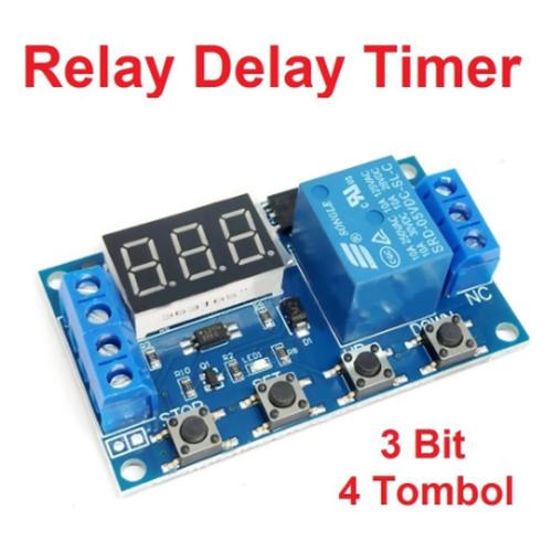 Jual Delay Timer 3D 4TS Relay Module Switch Trigger Time Delay Circuit - Jakarta Utara ...