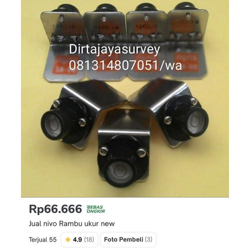 Jual Promo Nivo Mistar /Rambu ukur Theodolite Topcon Nikon sokkia new ...
