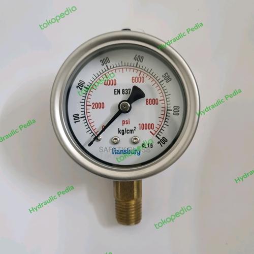 Jual 700 Bar Pressure Gauge 2,5" RANSBURG - Jakarta Barat - Hydraulic ...