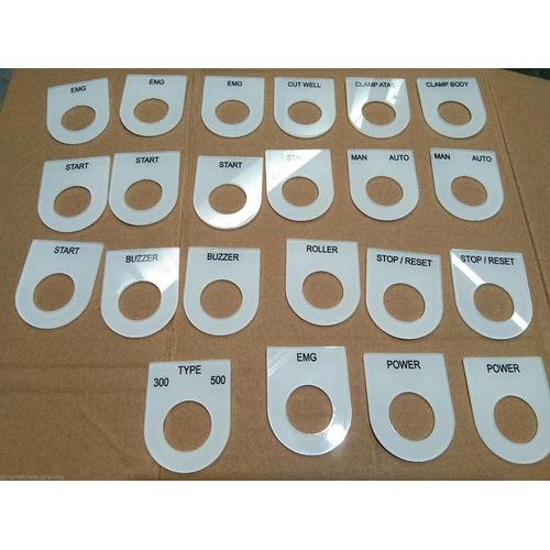 Jual Name Plate Panel Acrylic Diameter Custome/Legend plate/Pilot lamp ...