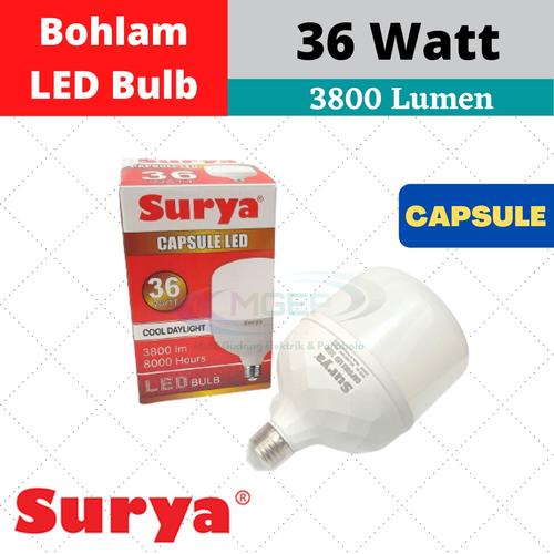 Jual Lampu LED Surya Capsule New 36 Watt 36 W Putih Cool Daylight ...