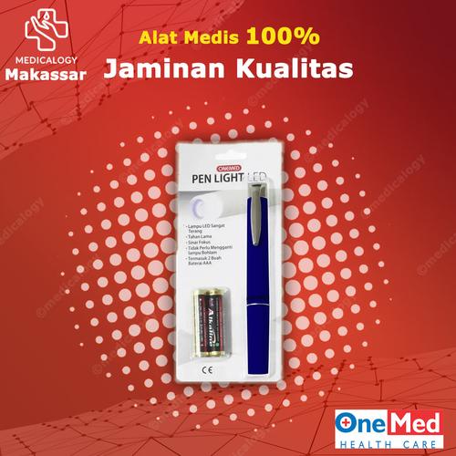 Jual Penlight Onemed LED / Pen Light dengan Free Baterai AAA - Hijau ...