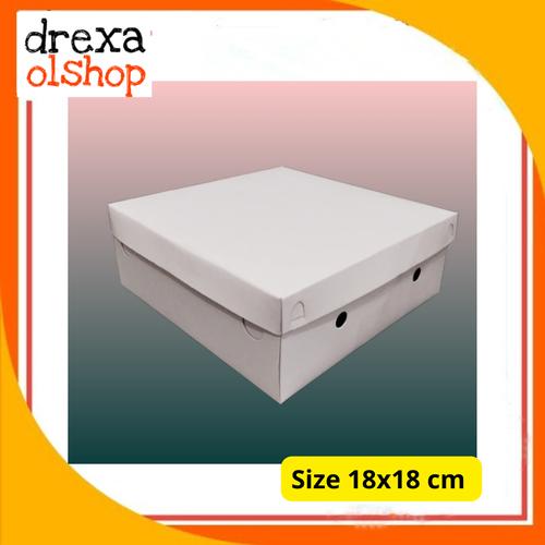 Jual Dus nasi kotak / kotak nasi box kertas / box nasi kertas - 25x25 ...