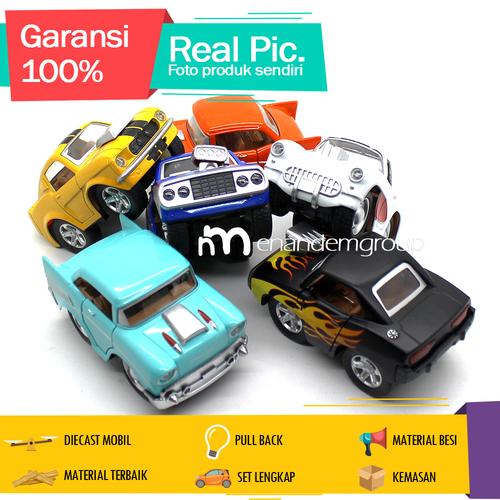 Jual Diecast Miniatur Mainan Mobil Metal Mini Muscle Funny Series Besi ...