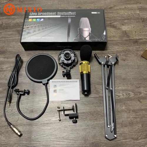 Jual MIXIO BM800EC ORIGINAL Full Paket recording Microphone Condenser ...
