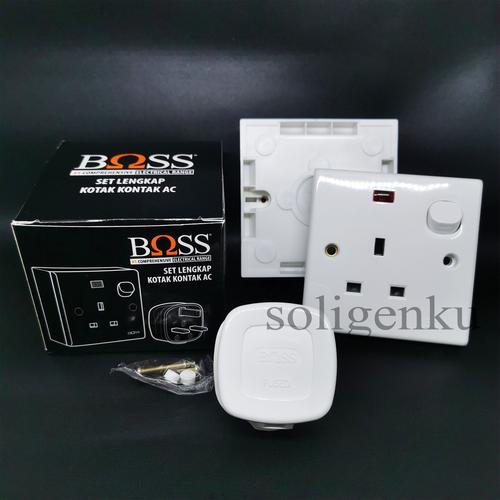Jual Boss / Stop Kontak AC + Steker AC + Outbow Dus - Non Bubble ...