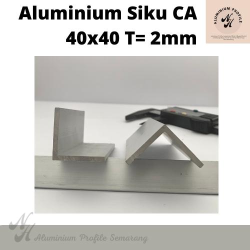 Jual Siku Aluminium 40x40 T.2mm Harga per 1 cm = 10 mm - Kab. Bekasi ...
