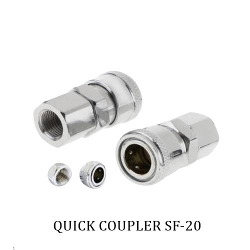 Jual Quick Coupler SF 20 Sambungan Selang Kompresor Recoil Cuk Kopler ...