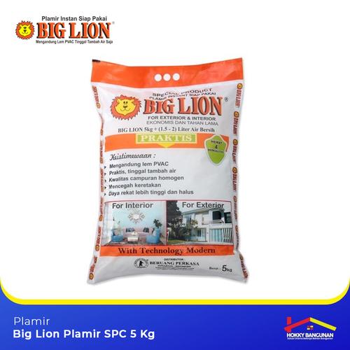 Jual Plamir Instan 5kg Big Lion. Plamir Jadi. Plamir tembok. Plamir ...