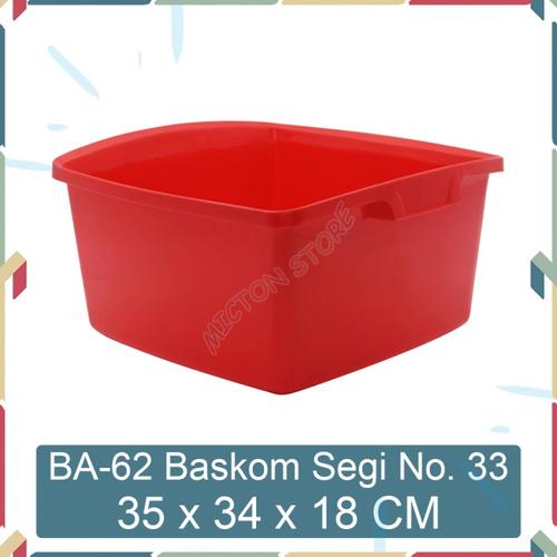 Promo MICTON Lion Star Basic Home BA-62 Baskom Segi No. 33 Kotak ...