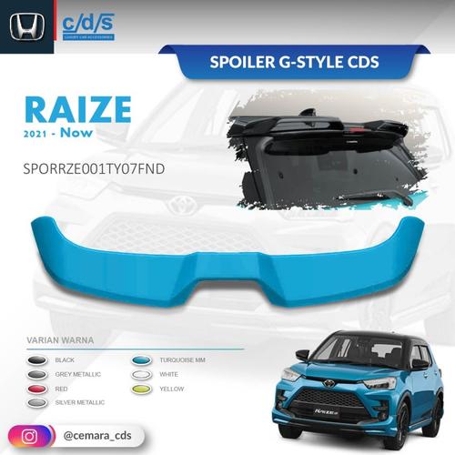 Jual SPOILER G-STYLE NEW MODEL TOYOTA RAIZE / DAIHATSU ROCKY HIGH ...