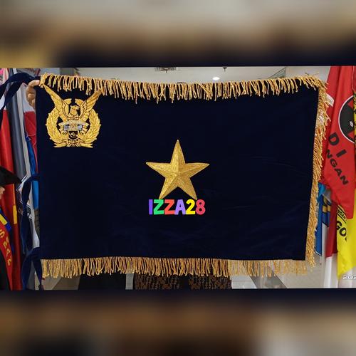 Jual bendera Pataka sulam bendera rapati sulam - 60 x 90 cm, bintang 4 ...