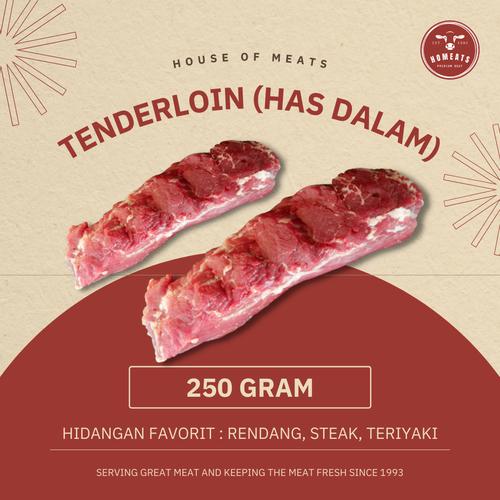 Jual Daging Sapi Has Dalam Tenderloin Segar Fresh 250 Gram - Jakarta ...