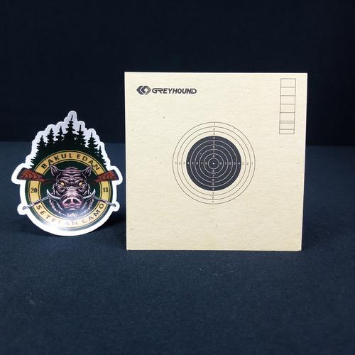 Jual KERTAS TARGET UKURAN 10X10 CM ISI 25 LEMBAR / SHOOTING PAPER ...