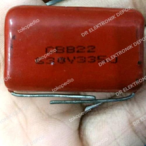 Jual Kapasitor nonpolar 335 335J 3,3uf 3,3 630v 630volt Capasitor non ...