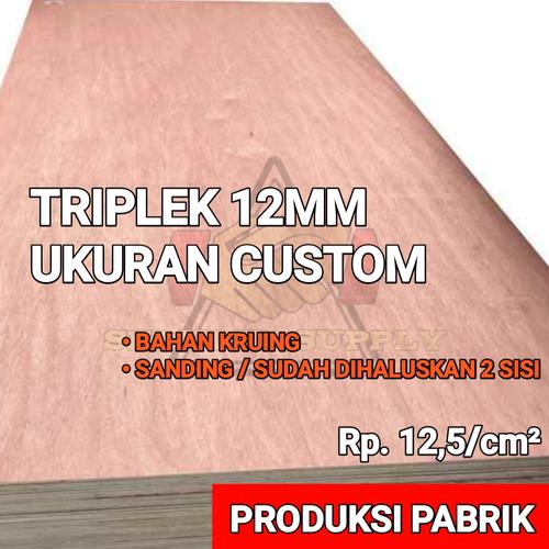 Jual PAPAN TRIPLEK MULTIPLEK ALBASIA 12MM UKURAN CUSTOM SESUAI UKURAN ...