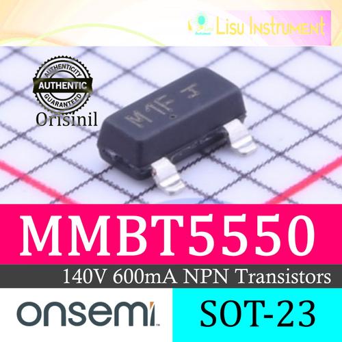 Jual MMBT5550 M1F 140V 225mW 600mA NPN Bipolar Transistors SOT-23 ...
