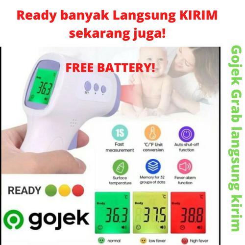 Promo Thermometer infrared digital non contact thermometer gun smart ...