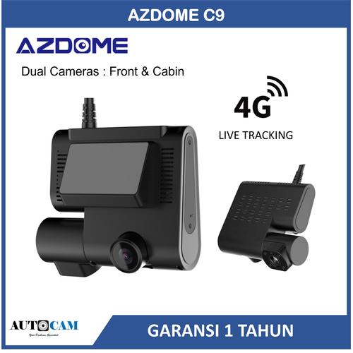 Promo AZDOME C9 4G GPS Tracking WiFi 24H Parking Monitor Dual Dash ...