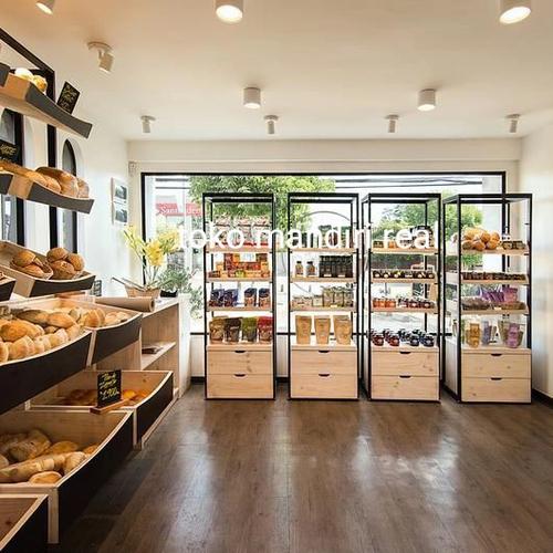 Jual rak roti minimarket /rak kue /rak buah buahan 60x30x180 - Kota ...