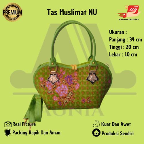 Jual Seragam Tas Tangan Batik Wanita Muslimat NU Tas Slempang Model ...