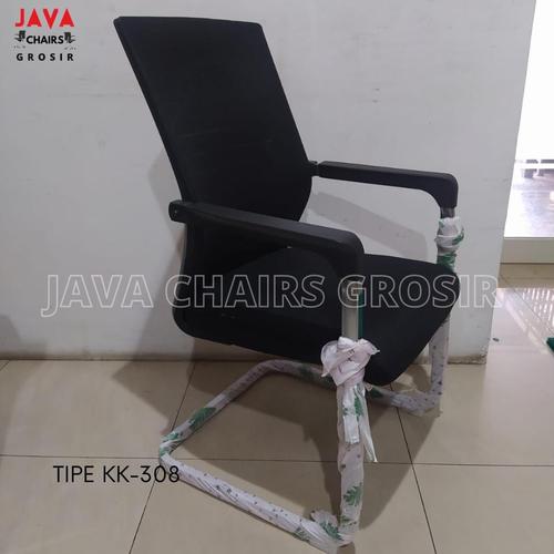 Jual Kursi Kantor Hadap Tanpa Roda Besi Jaring Kursi Rapat Meeting ...