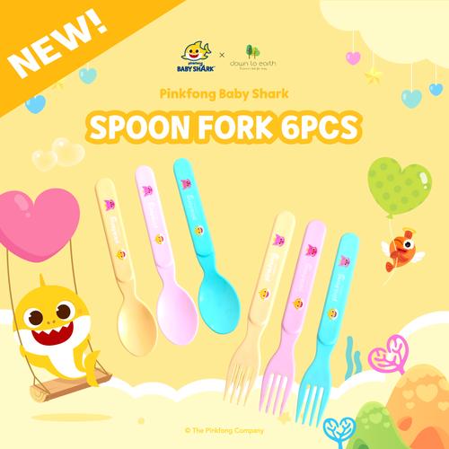 Jual Pinkfong Baby Shark Spoon Fork 6pcs - Jakarta Utara - Down to ...