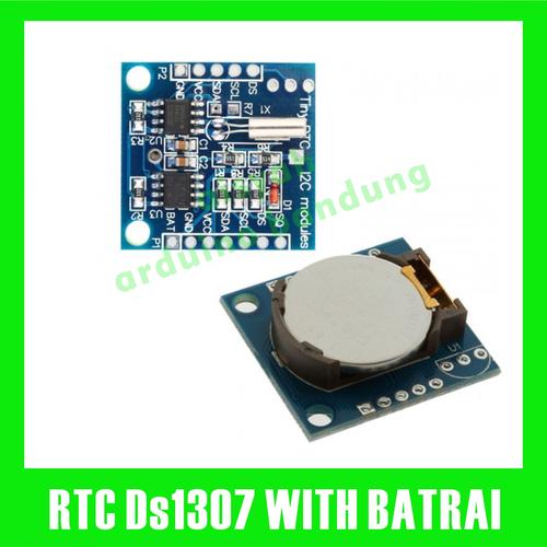 Jual Rtc Ds1307 Real Time Clock I2c Arduino Uno Mega + Battery Module ...