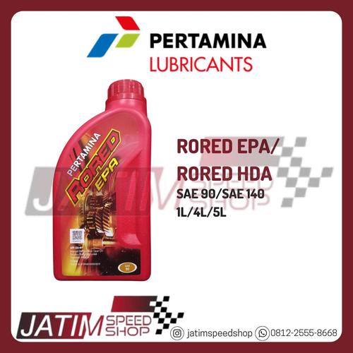 Jual Oli Pertamina Rored HDA SAE 90/140 4L/5L + Pack (Senilai Rp2.000 ...