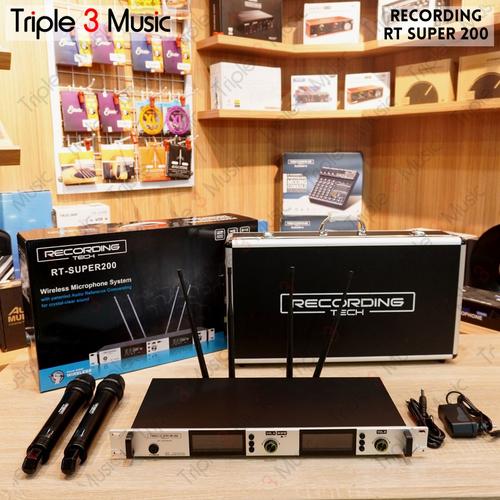 Jual RECORDING TECH RT SUPER200 Mic Wireless 2 Mic Premium microphone ...