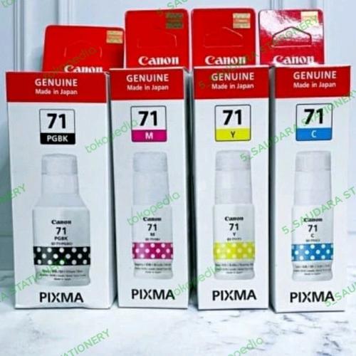 Jual ORIGINAL CANON GL-71 G1020 G2020 G3020 G3060 YELLOW/MAGENTA/BLACK ...