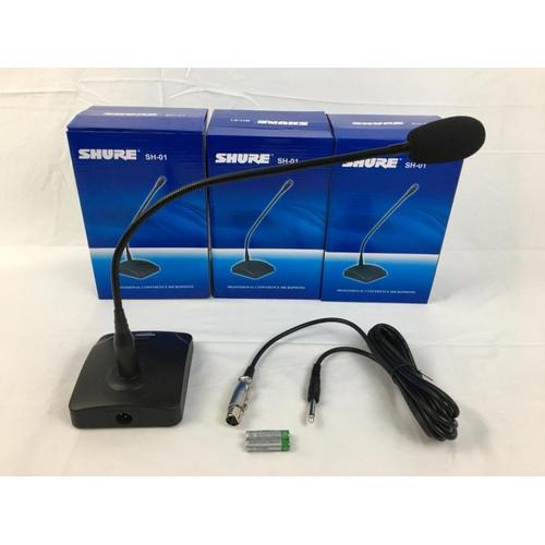Jual Mic podium Wireless SHURE SH 01 / SH-01 Microfon meja GRADE A++ ...