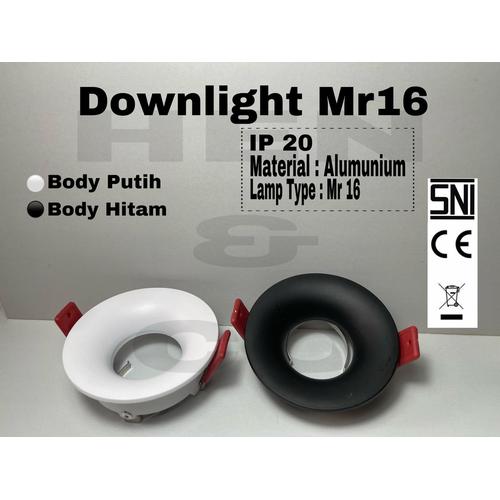 Jual Downlight Pinhole/ Spot light MR16/ Downlight MR 16/ Kap lampu ...