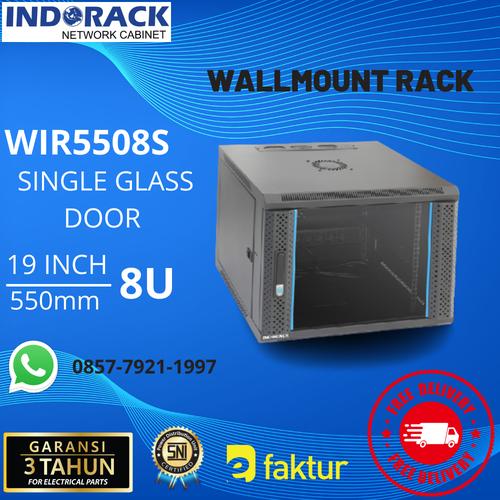 Jual Indorack WIR5508S 8U Box Rak Server Modem Wifi Gantung Dinding ...