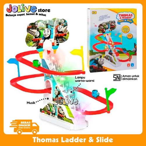 Jual Mainan Anak Tangga Perosotan Karakter Track Slide Ladder Game ...