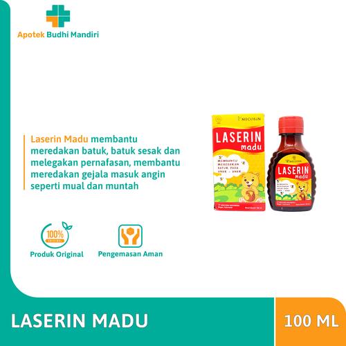 Jual Laserin Madu 100ml - Membantu Meredakan Batuk Pada Anak-anak ...