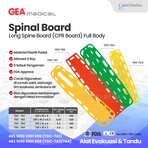 Jual Tandu Emergency GEA YDC 7A4 Spinal Board Tandu Darurat GEA Spine ...