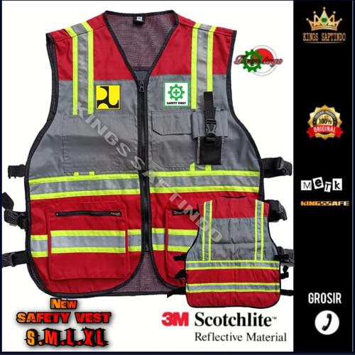 Jual ROMPI SAFETY KOMBINASI REFLECTIVE 3M LOGO PERUSAHAAN - Jakarta ...