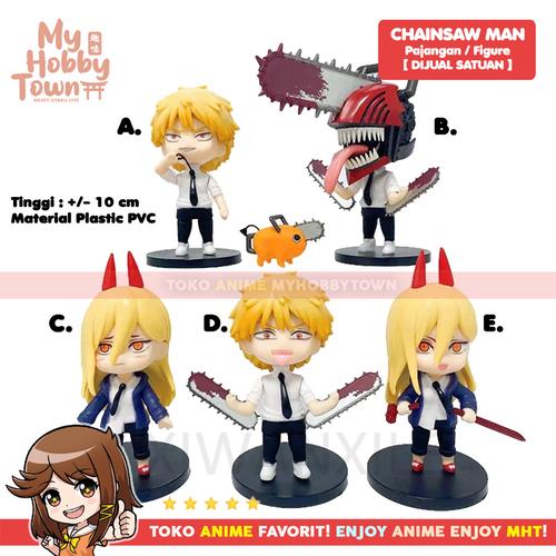 Jual Figure Anime Chainsaw Man Denji Power Pochita Satuan - Power Sad ...