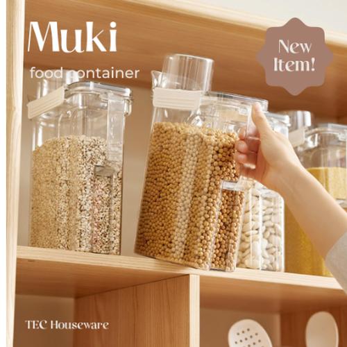 Jual MUKI Toples Cereal / toples penyimpan makanan / Dry Food container ...