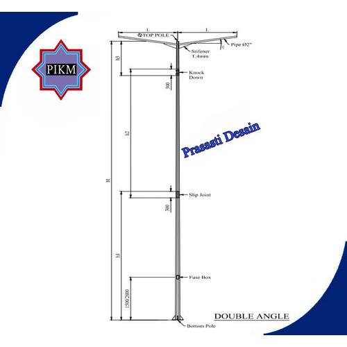 Jual Tiang Pju Oktagonal 6 Meter Harga Pabrikan - Jakarta Barat ... Jual Tiang Pju Oktagonal 6 Meter Harga Pabrikan - Jakarta Barat ...